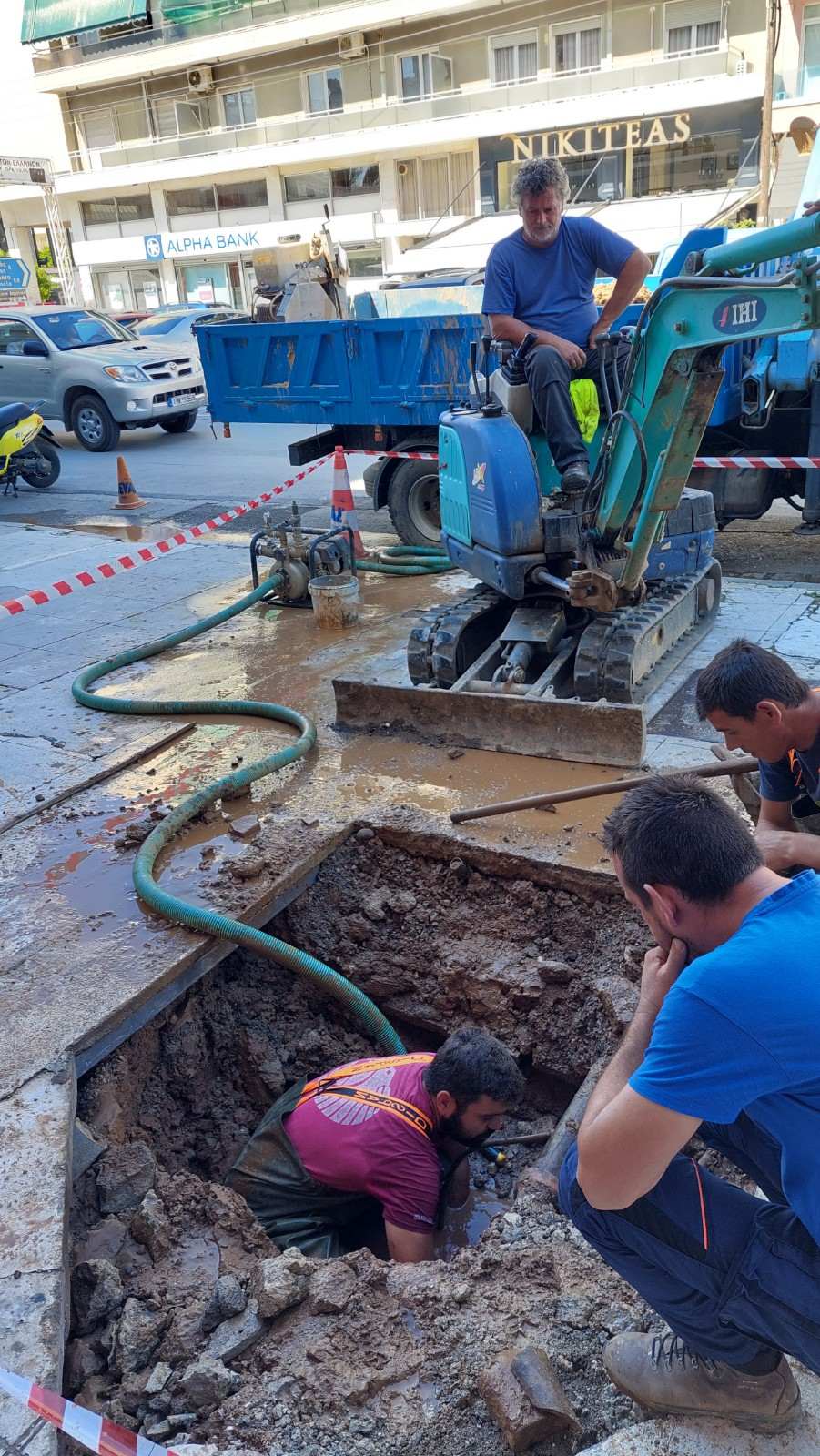 ΑΠΟΚΑΤΑΣΤΑΣΗ ΒΛΑΒΗΣ ΚΕΝΤΡΙΚΟΥ ΑΓΩΓΟΥ ΥΔΡΕΥΣΗΣ ΣΤΗΝ ΟΔΟ ΚΩΝ. ΠΑΛΑΙΟΛΟΓΟΥ ...